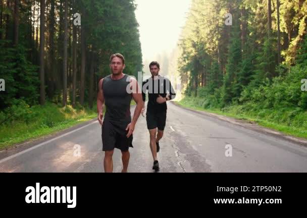 Athlete friends running on Stock Videos & Footage - HD and 4K Video ...