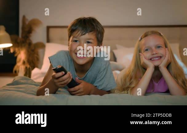 Brother sister watching tv Stock Videos & Footage - HD and 4K Video ...