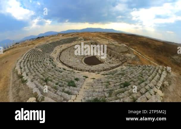 Theater of Laodicea on the Lycus in Turkey. This once-prosperous city ...