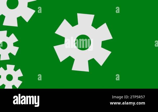 2d animation equipment green isolated, propeller frame, white wheel ...