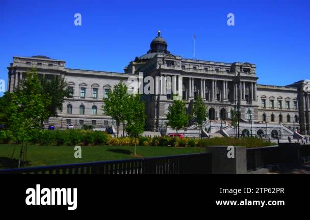 WASHINGTON, DC, USA - Circa 2017: Library of Congress Building is the ...