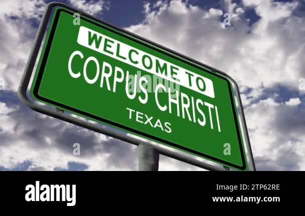 Corpus christi road sign Stock Videos & Footage - HD and 4K Video Clips ...