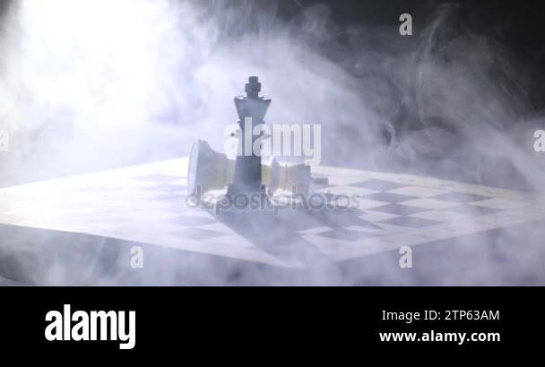 Chess board game concept of business ideas and competition and strategy ...