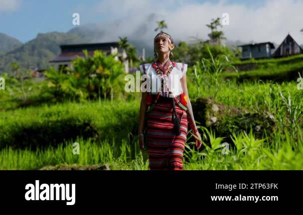 Traditional headdress a ifugao woman Stock Videos & Footage - HD and 4K ...