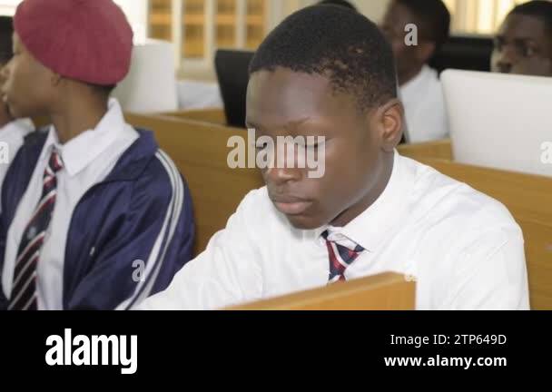 27th August 2023, Abuja Nigeria: Africa Nigeria student sitting in ...
