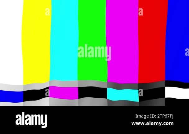 Old tv screen no signal footage video waving. No Signal old TV ...