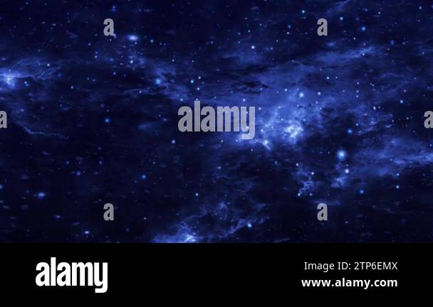 Space background. Flight in space with simulation of galaxies and ...