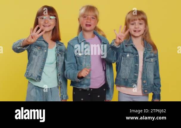 Countdown to holiday birthday celebration. Teenage girls counting in ...