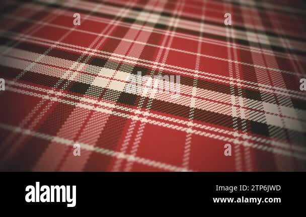 Tartan Royal Stewart Scottish Background/ 4k animation of an abstract ...
