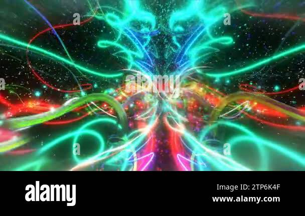 Looped seamless footage for your event, concert, stage design, title ...