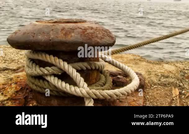 Rusty bollard old rope Stock Videos & Footage - HD and 4K Video Clips ...