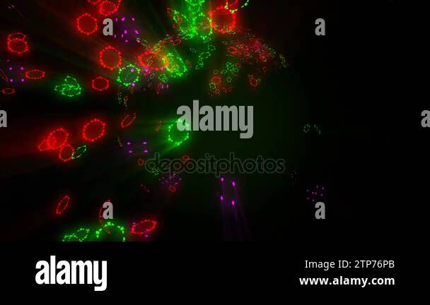 Looped seamless footage for your event, concert, stage design, title ...