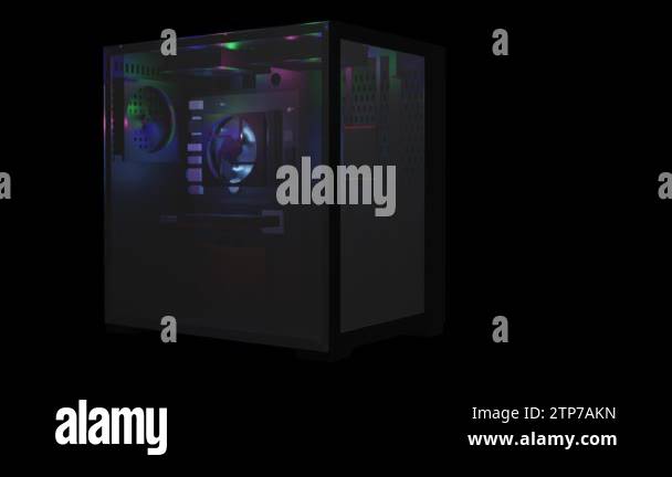 Unveiling the ultimate cooling solution , The 3D-Rendered black ...