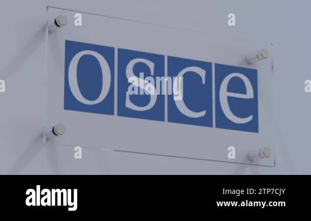 Osce logo Stock Videos & Footage - HD and 4K Video Clips - Alamy