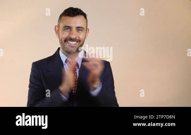 Man clapping hands congratulations Stock Videos & Footage - HD and 4K ...