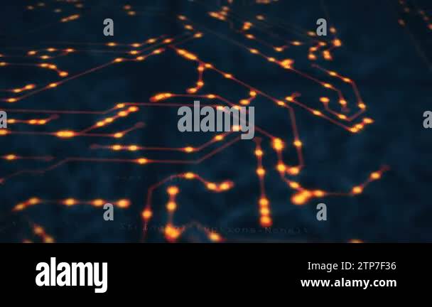 Electric scheme circuit. 4k animation Stock Video Footage - Alamy