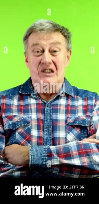 Positive caucasian man looking at camera nodding head answering yes ...