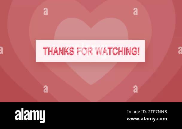 Animation thanks for watching. Animated motion graphics on the ...
