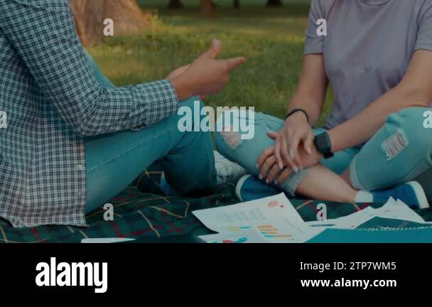 Close-up of stressed hearing impaired couple in relationship ...