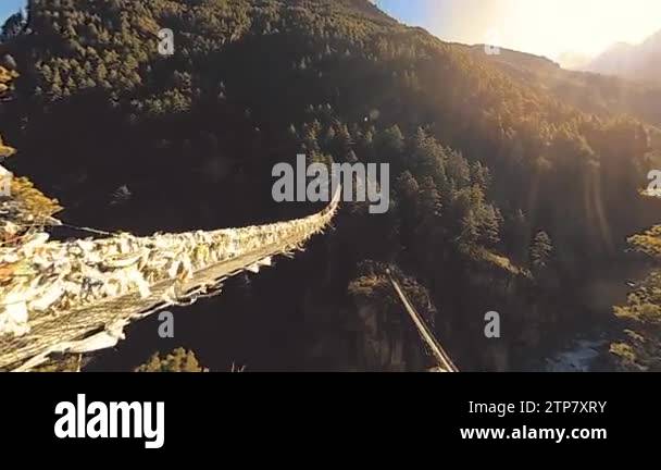High rope bridge valley Stock Videos & Footage - HD and 4K Video Clips ...