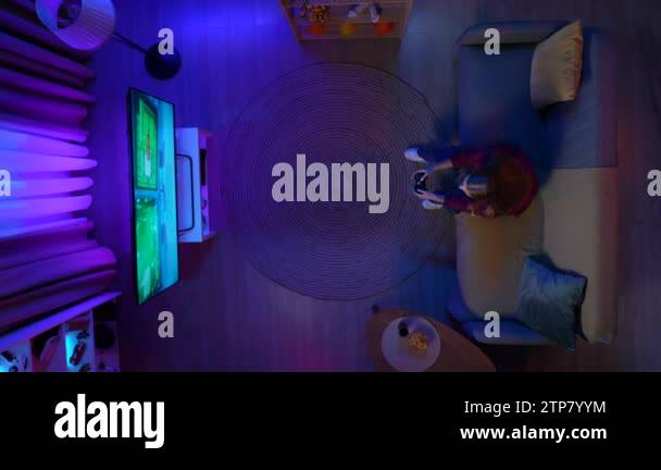 Online gaming and streaming advertisement concept. Person spending ...