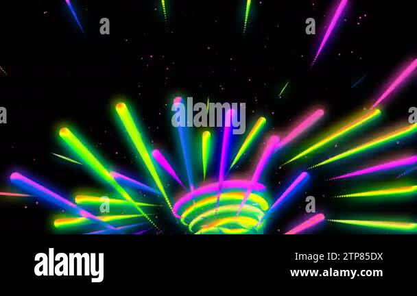 Looped seamless footage for your event, concert, stage design, title ...