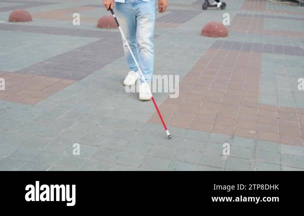 Blind man white stick Stock Videos & Footage - HD and 4K Video Clips ...