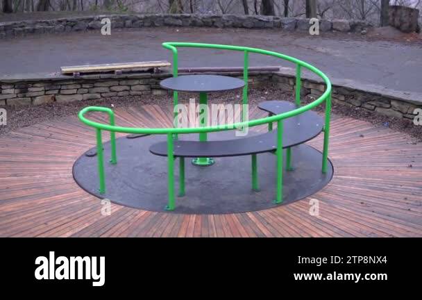 Rotating carousel children Stock Video Footage - Alamy