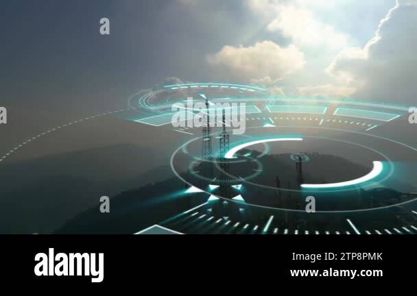 Radio signal from the cellular antenna spreads in all directions ...
