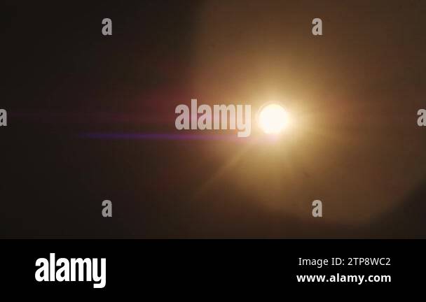Anamorphic lens flares creative advertisement concept. Cinematic lights ...