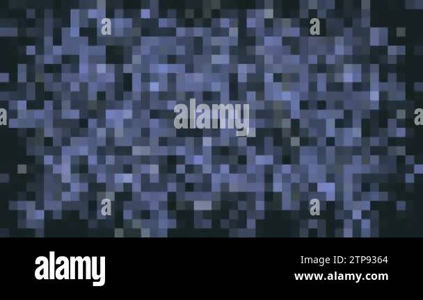 Blue Pixel background static noise background 4k abstract animation ...
