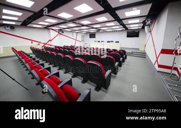 Press conference room empty seats Stock Videos & Footage - HD and 4K ...