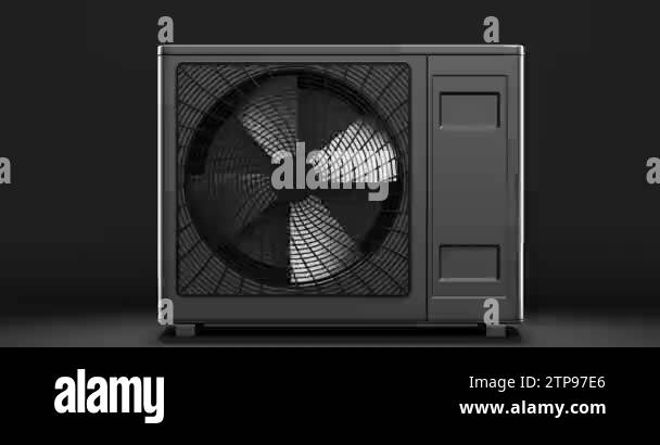 rotating fan of a heat pump energy with solar panel as a heater and ...