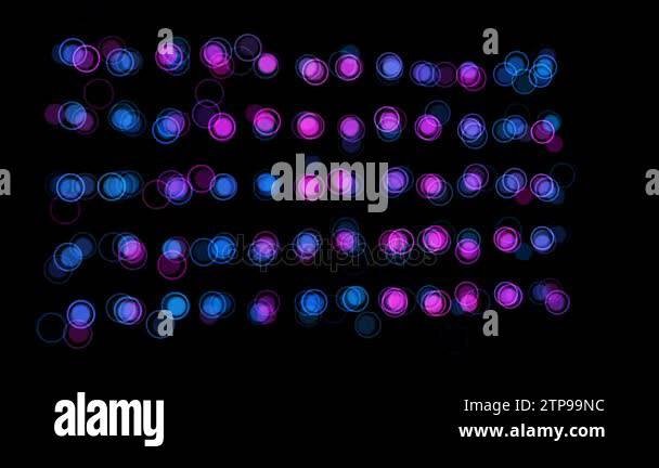 Beautiful circle pattern moving background video motion on black ...