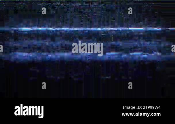Analog Static Noise texture overlay. TV switch off. Horizontal stripes offset . No signal white ...