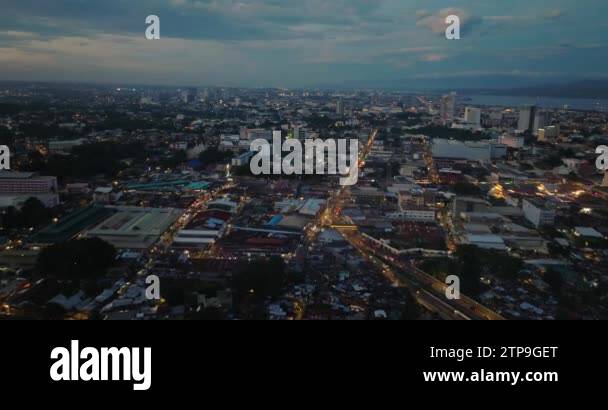 Commercial modern buildings in Davao City, Philippines. Mindanao Stock ...