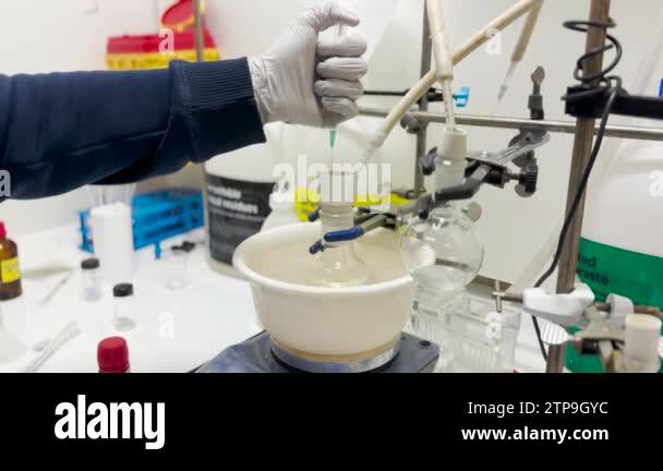 Advance synthesis of chemical compound in a small sealed glass vial and ...