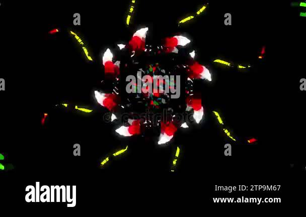 Looped seamless footage for your event, concert, stage design, title ...