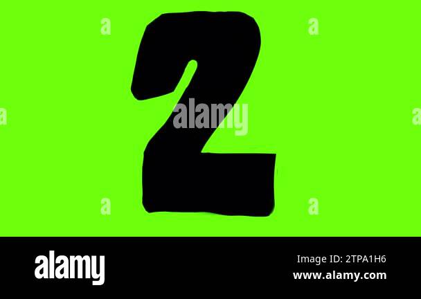 Counting numbers from 1 to 10 on a green screen. Lets go doodle ...