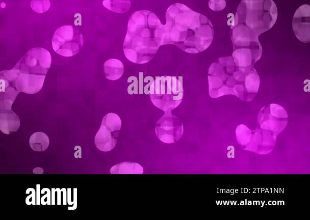 Animated Pink color floating liquid moving upside minimal background ...