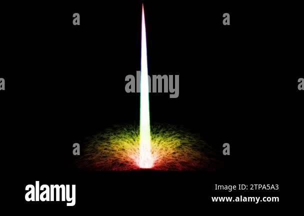 Waterfall colorful effect front view tiny size and pure white of water ...