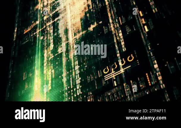 Vertical format: Advanced data matrix simulation with a dynamic and immersive display of ...