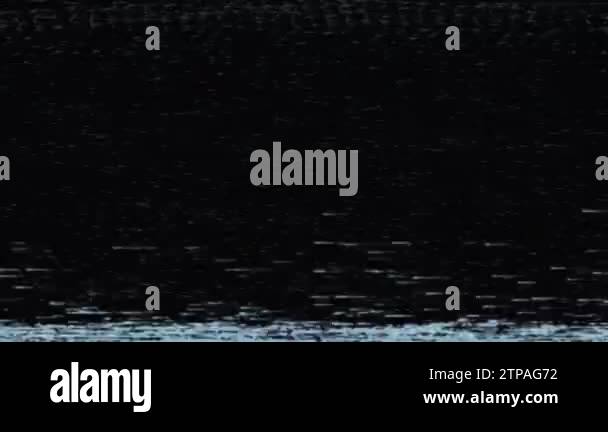 Abstract Digital Animation. No signal. VHS. Video signal damage with tv ...