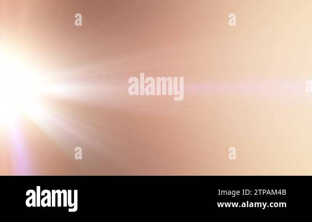 Abstract loop blue gold optical lens flares shine light burst moving to ...