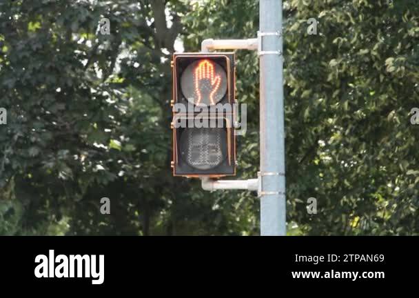 crosswalk walk walking dont walk hand stop red symbol traffic light ...