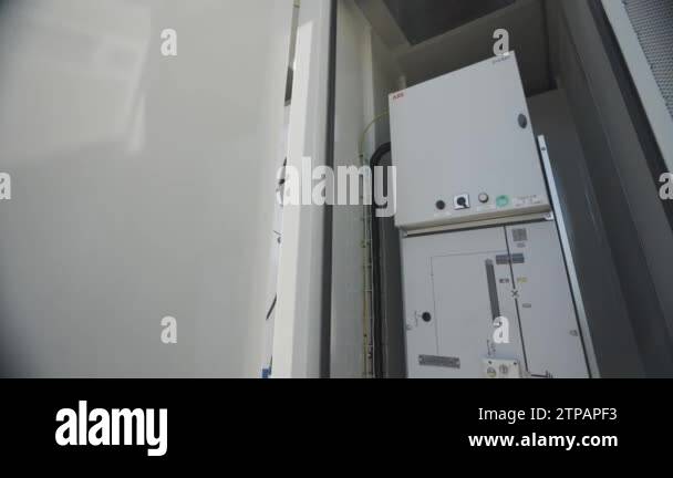 Distribution board of diesel generator. Electrical panel of an ...