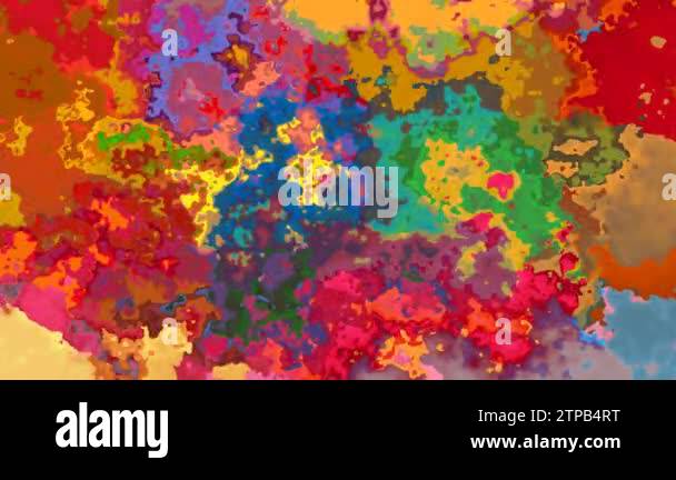 abstract animated stained background seamless loop video - watercolor ...