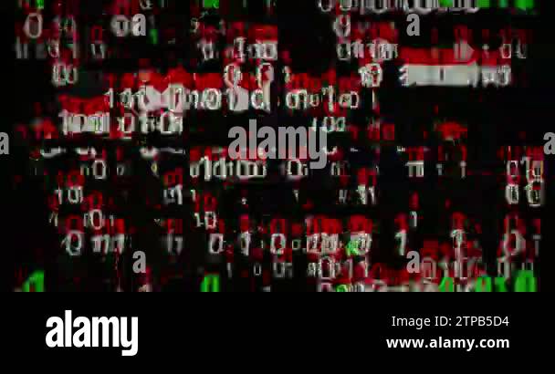 Cyber digital background distorted and glitch effect seamless and ...