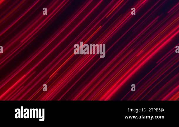 Abstract motion background with glowing red neon light beams moving ...