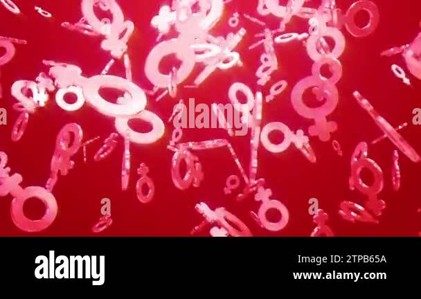 Female signs falling animation Stock Video Footage - Alamy